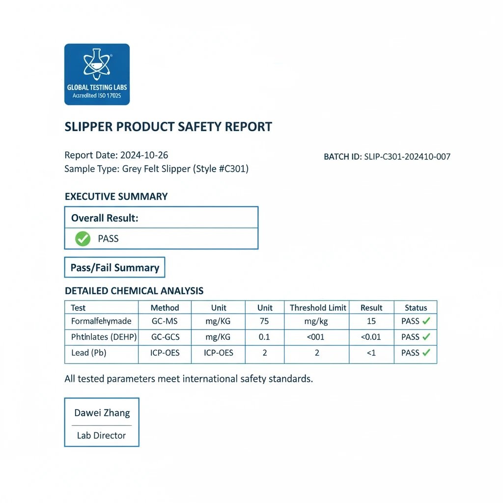 Slipper Lab Reports Decoded: Ensuring REACH & Prop 65 Compliance
